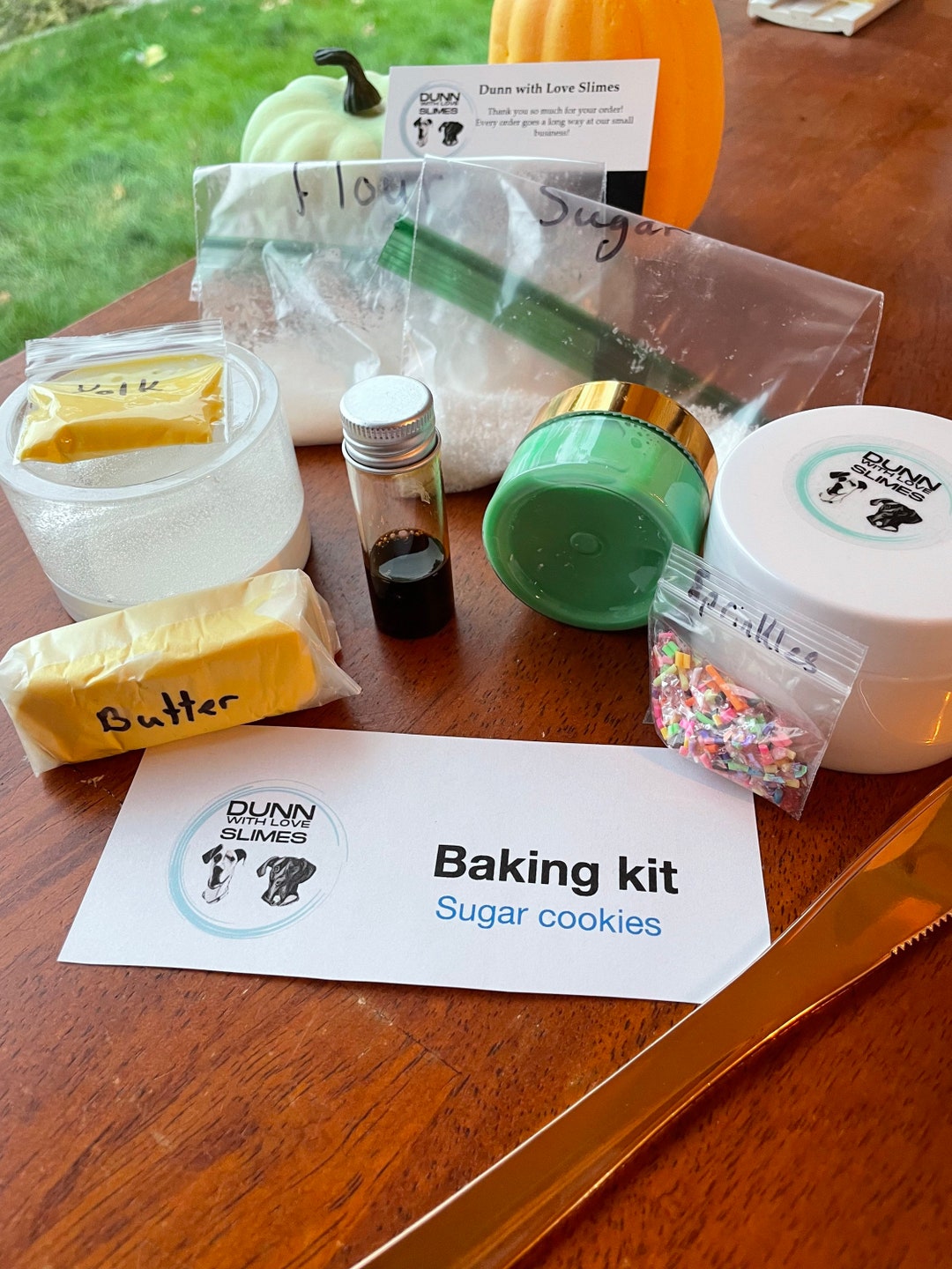 Baking Kit! Sugar Cookies Slime Baking Kit - Etsy