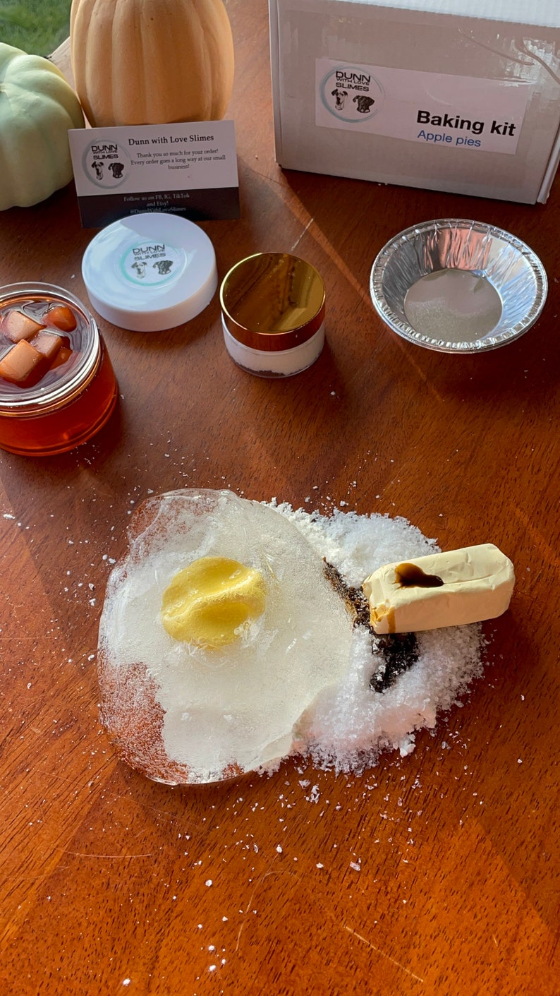 Apple Pie Slime Baking Kit - Etsy