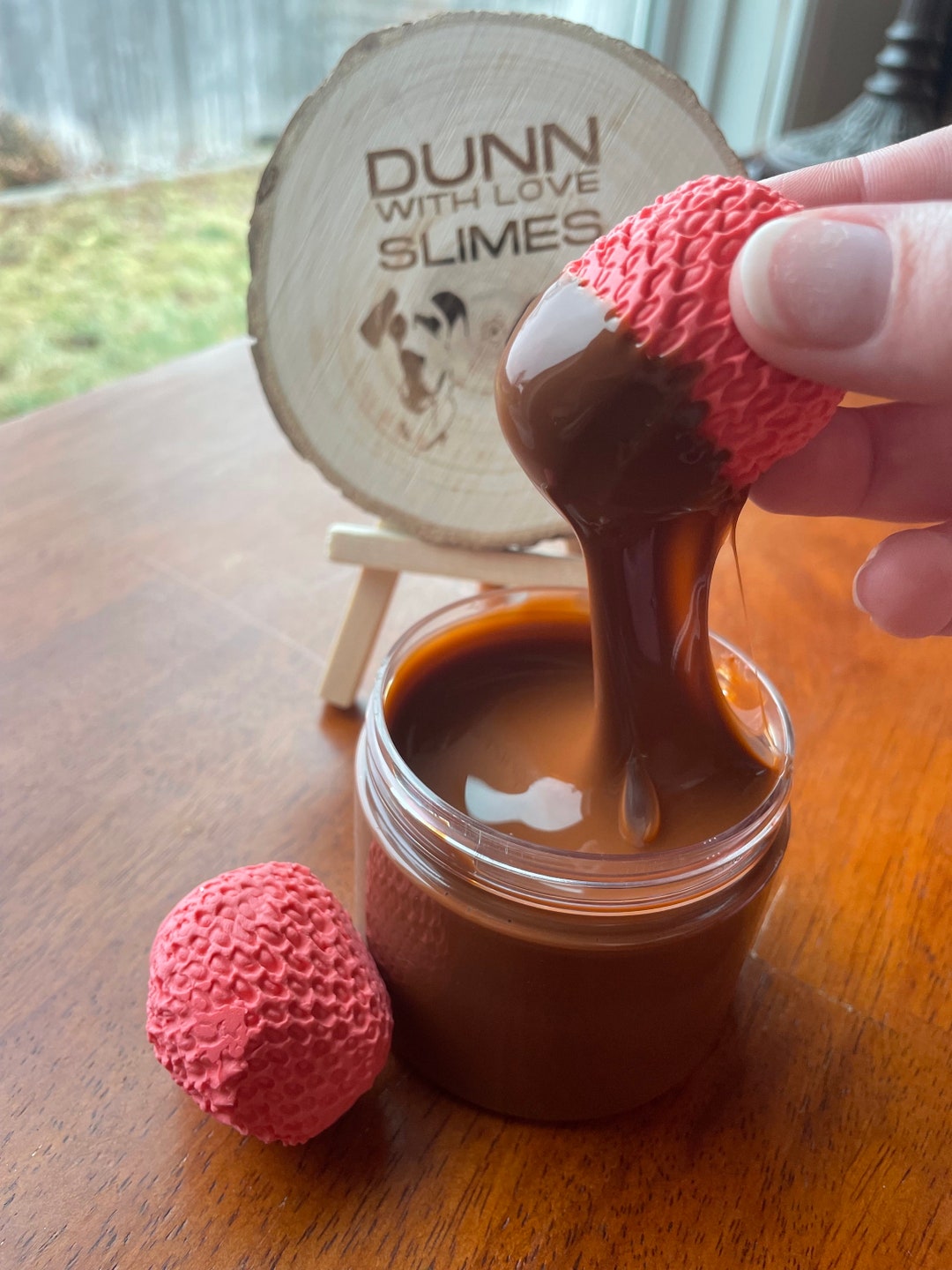 Chocolate Dipped Strawberry Slime Diy Clay Add In - Etsy