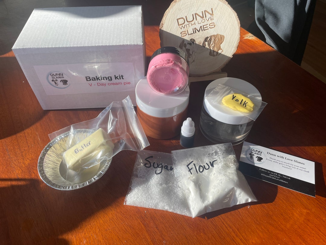 Slime Baking Kit Chocolate Scented Cream Pie not Edible - Etsy