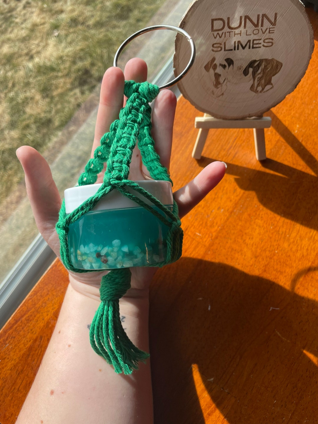 Macrame Wall Hanger Slime Holder - Etsy