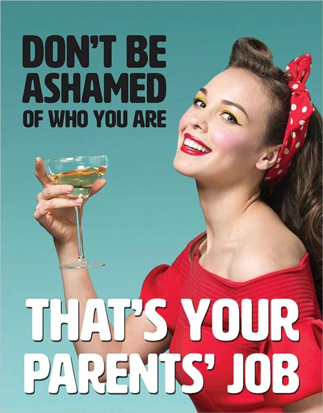 Women's Humor Don't Be Ashamed Tin Sign - Etsy