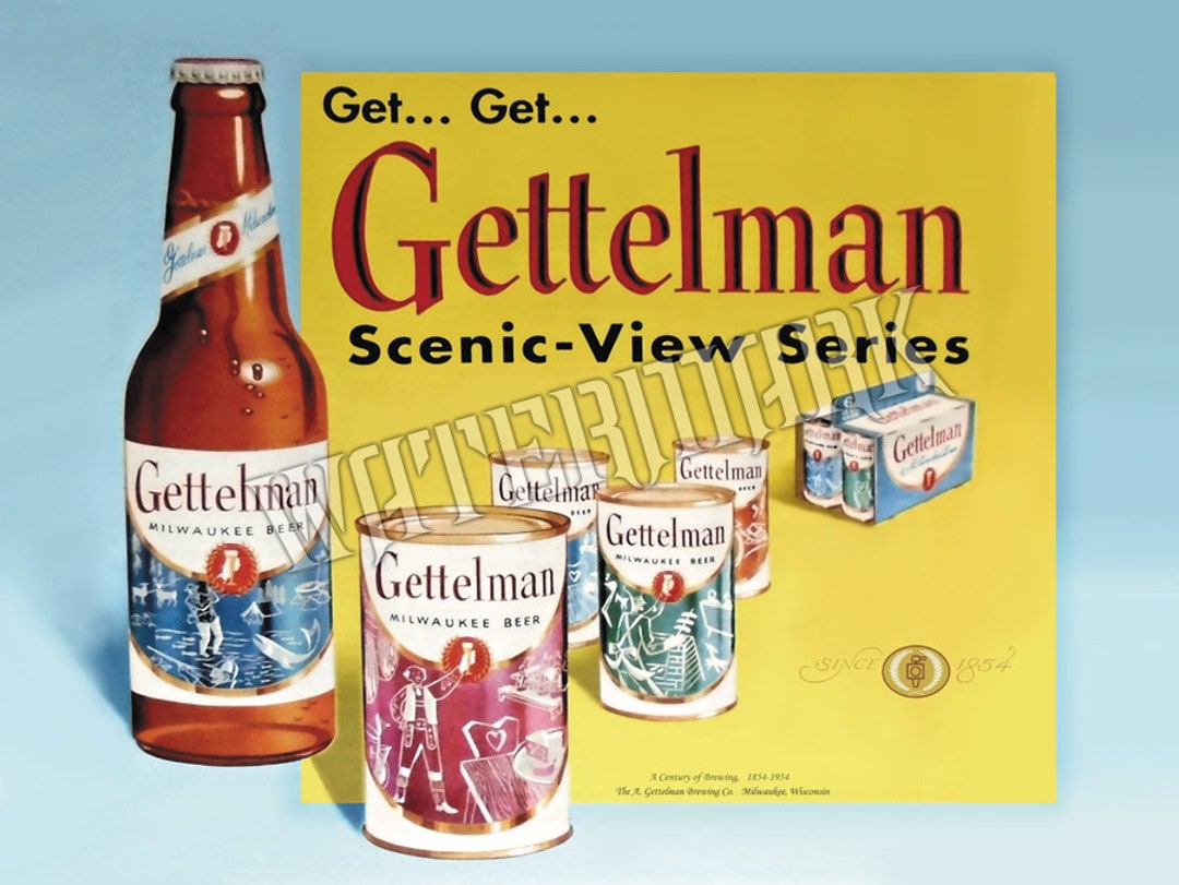 Gettelman Beer Tin Sign (A1266) - Etsy