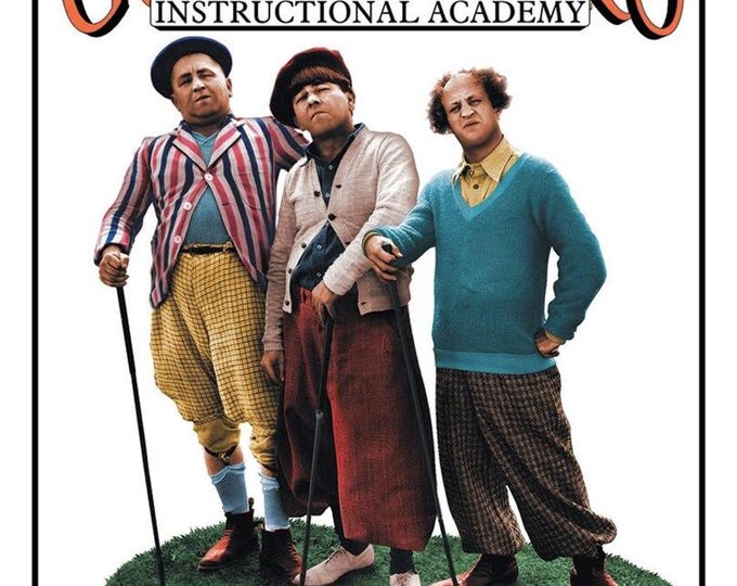 Stooges Golf Masters Tin Sign - Etsy