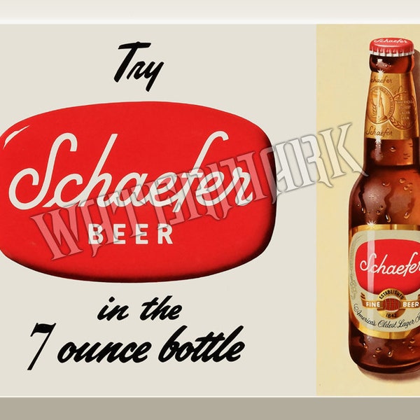 Schaefer Beer Signs - Etsy