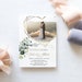 Eucalyptus Photo Spanish Wedding Invitations Set Editable - Etsy
