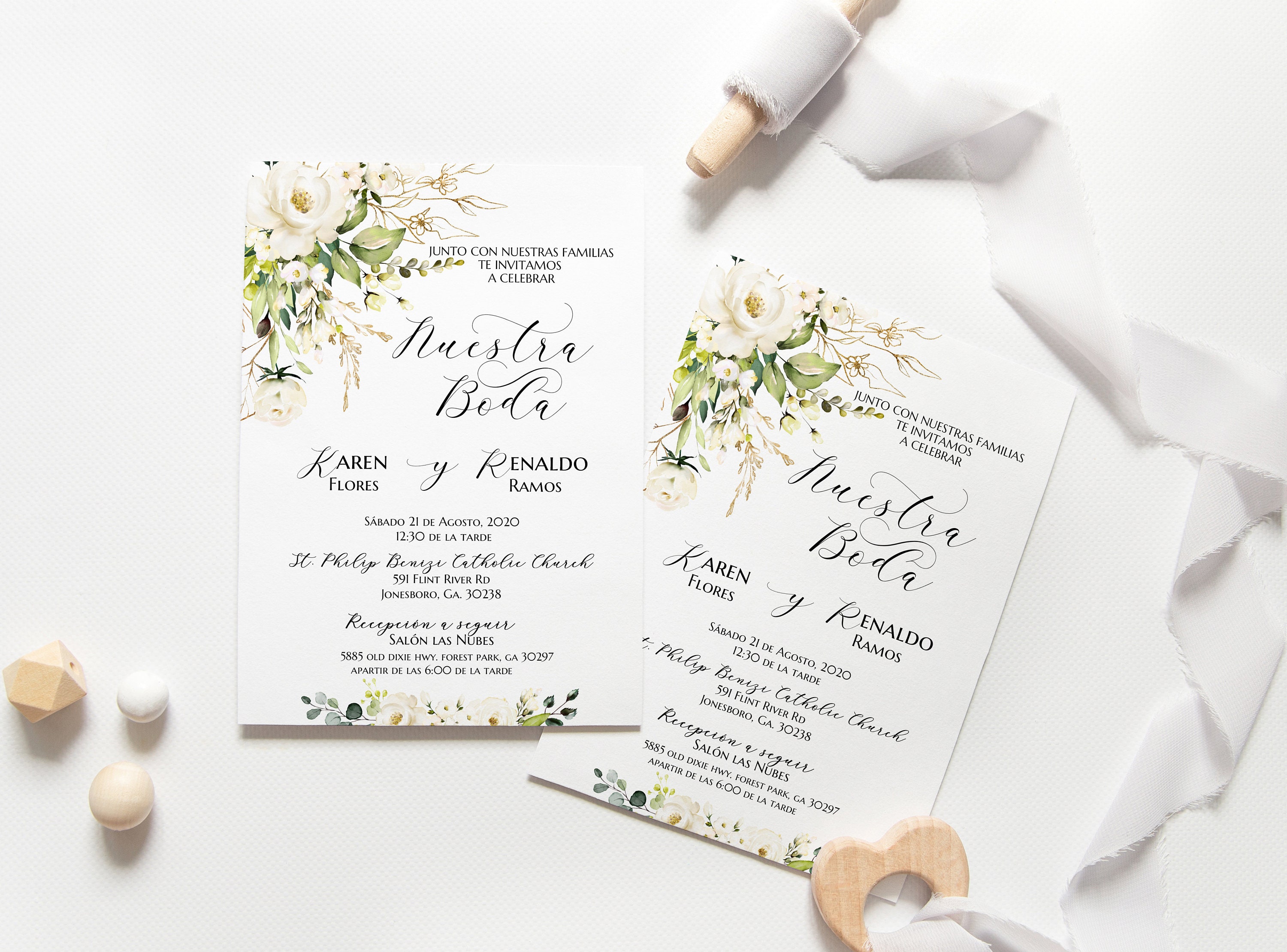 Invitaciones De Boda, Spanish Wedding, Pack De Boda, Spanish Wedding ...