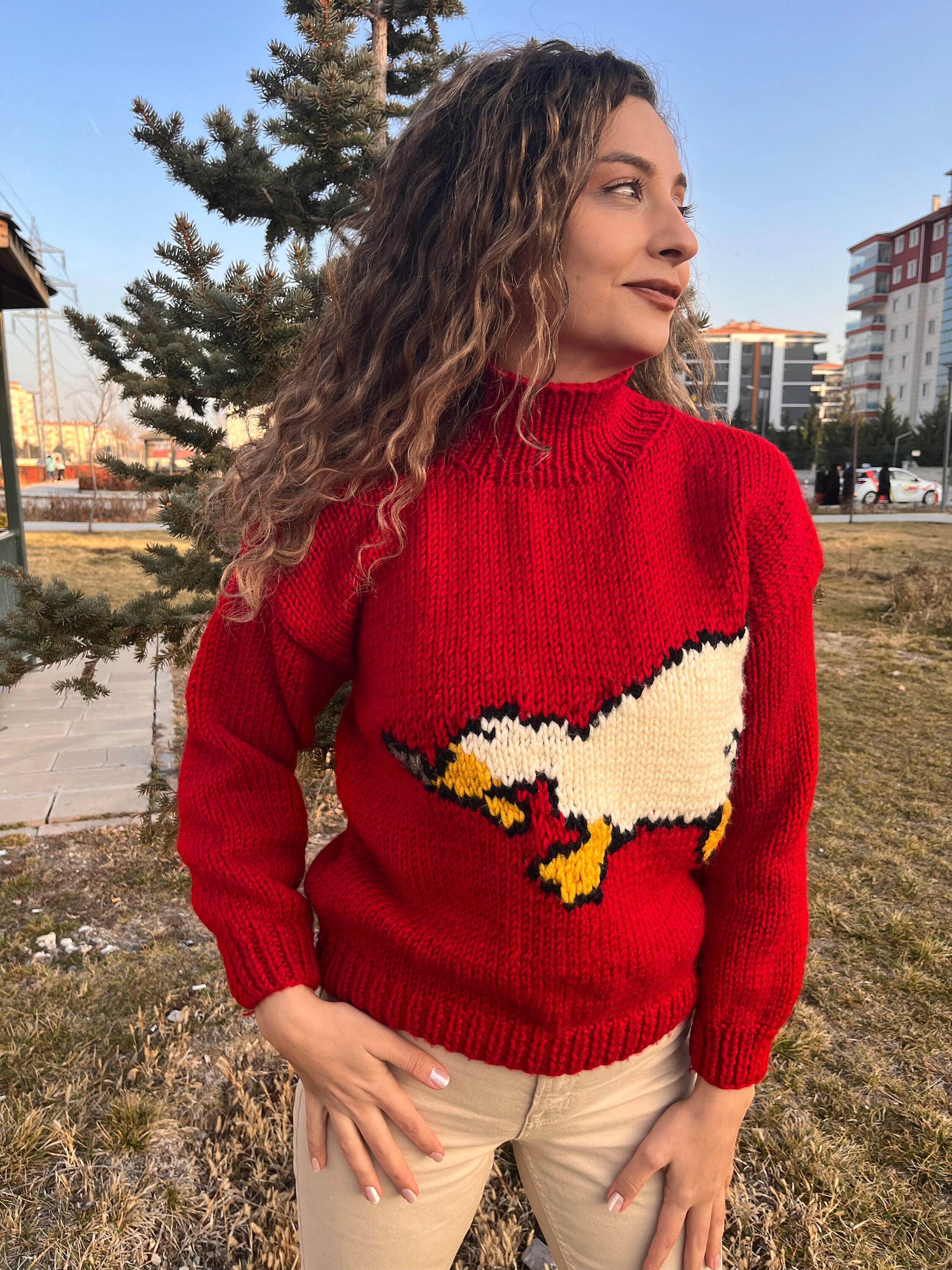 Goose Murder Crewneck Sweater, Vintage Cartoon Sweater, Oversized ...