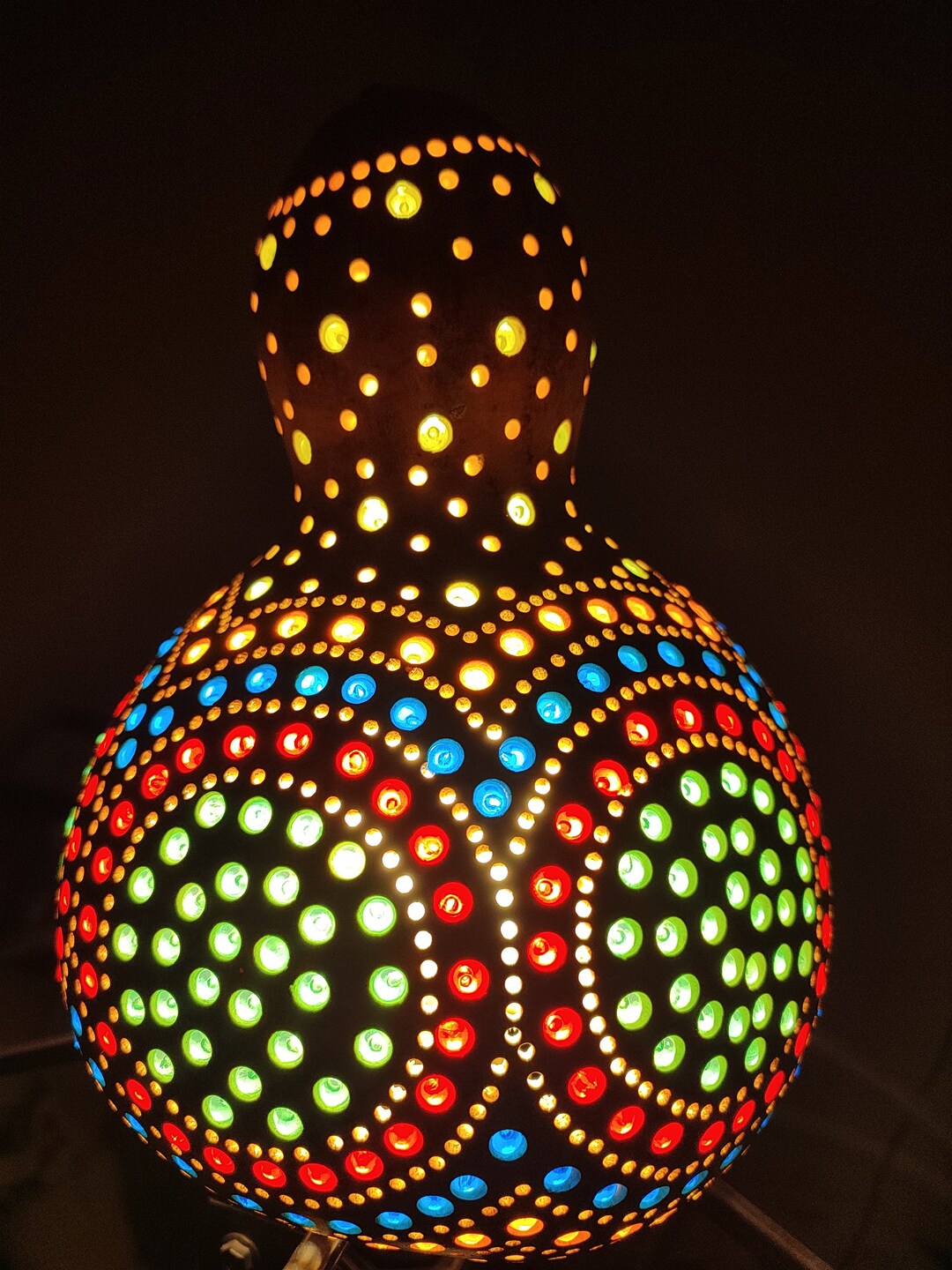 Gourd Table Lamps,hand Carved Gourd Table Lamps,natural Gourd Lamp for ...