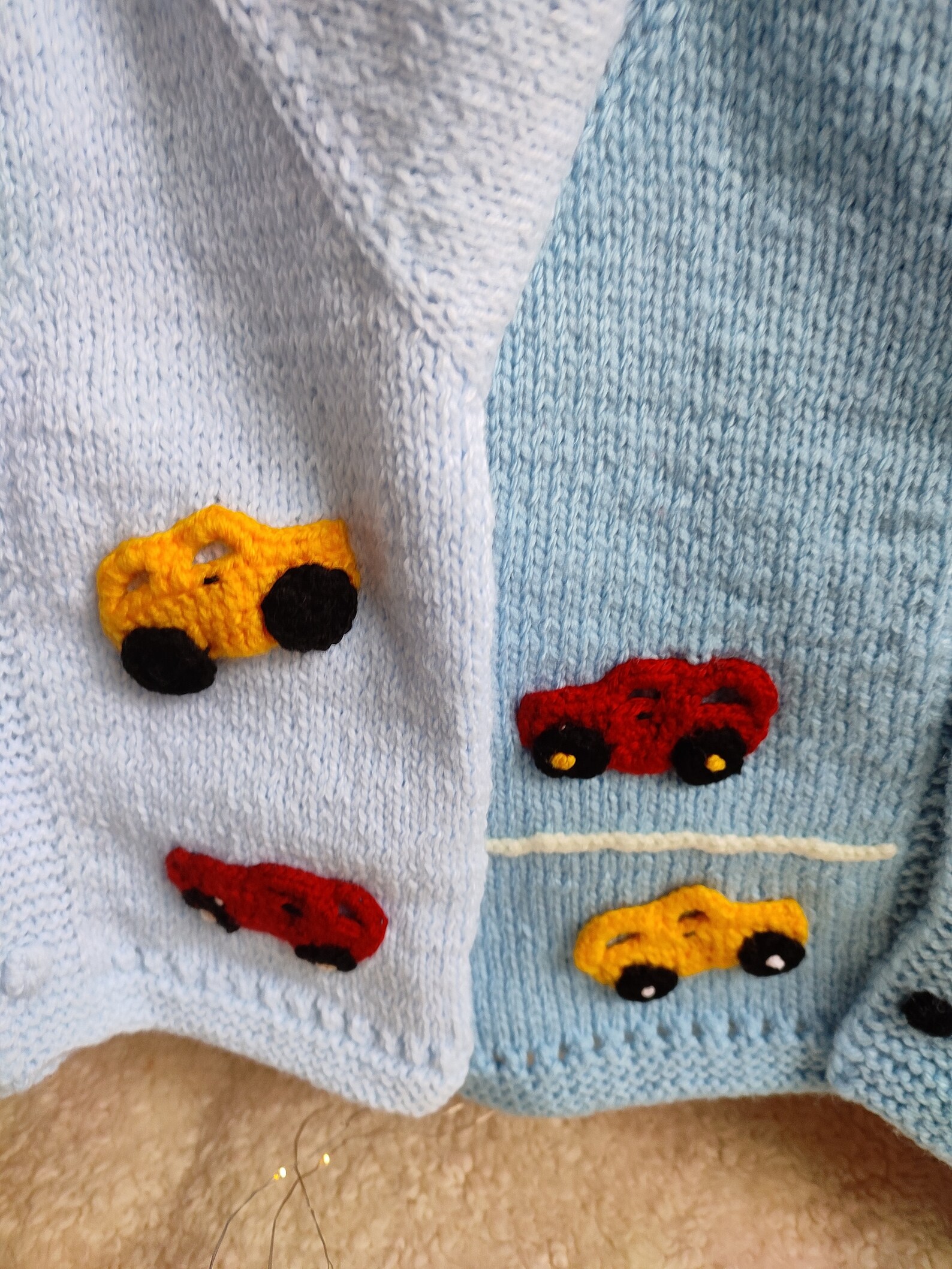 Woolen Baby Boy Cardigan.woolen Child Boy Cardigan.blue Cardigan Hand ...