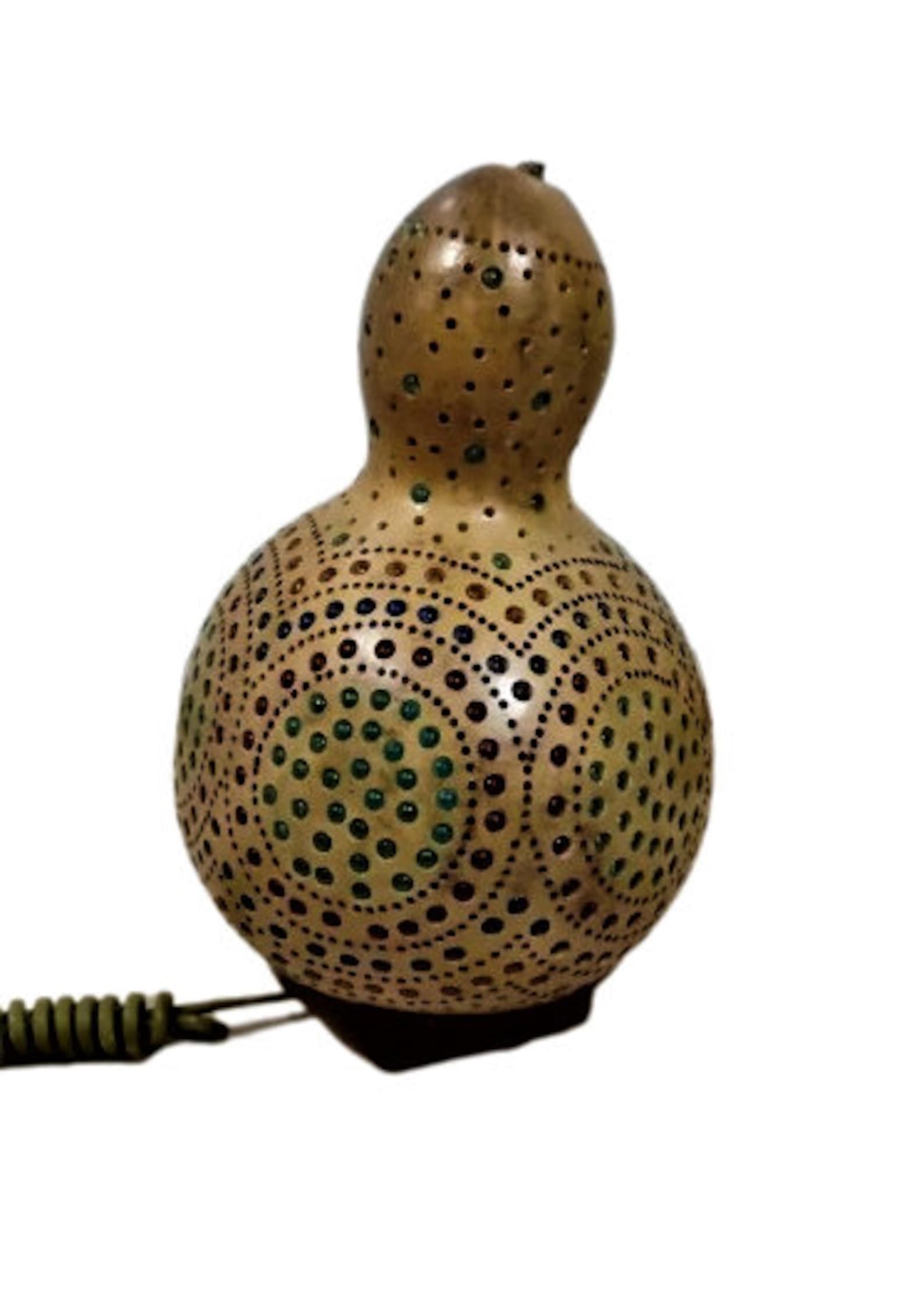 Gourd Table Lampshand Carved Gourd Table Lampsnatural Gourd - Etsy