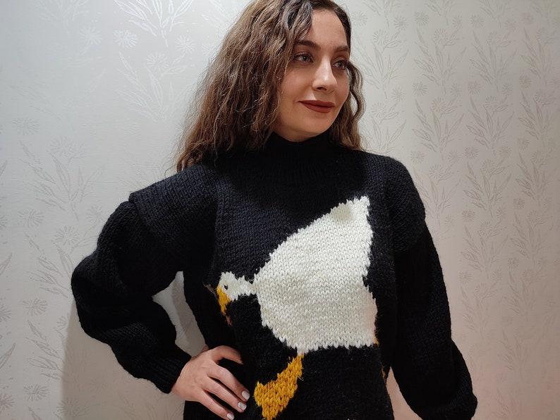 Goose Murder Crewneck Sweater Vintage Cartoon Sweater - Etsy