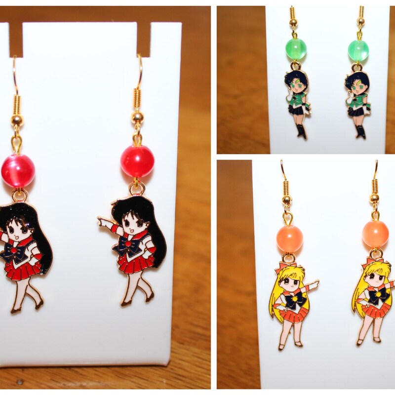 Sailor Moon Earrings - Etsy
