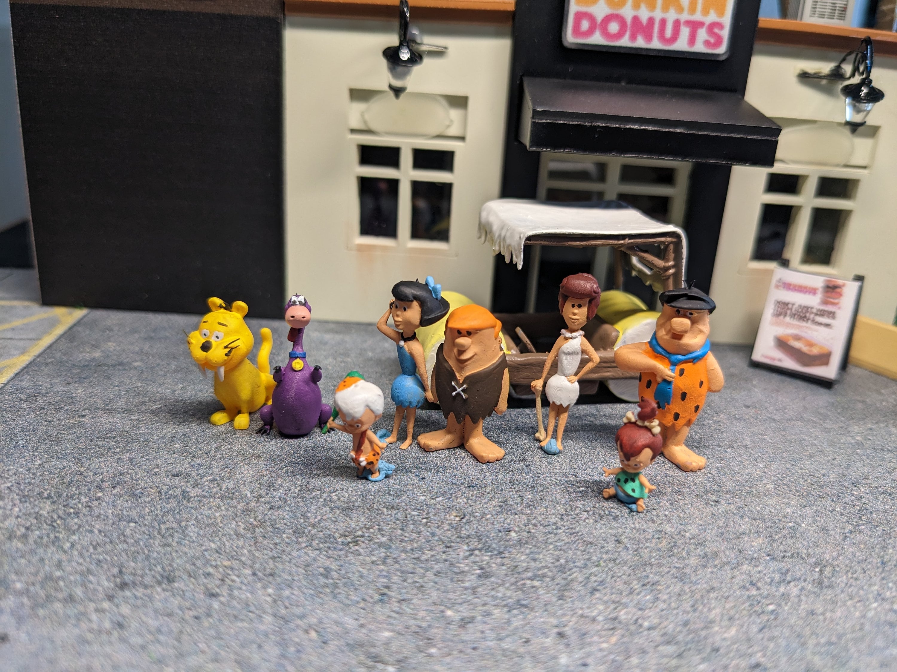 1/64 the Flintstones Figures - Etsy