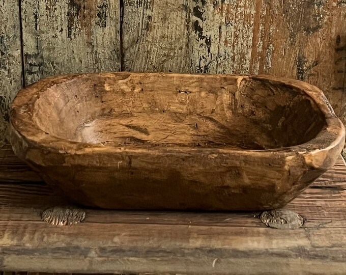 Rustic Hand Carved Wooden Bowls. Bowls Are Made of Spanish Oak, Approx ...