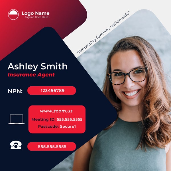 Insurance Agent Business Cards - Etsy