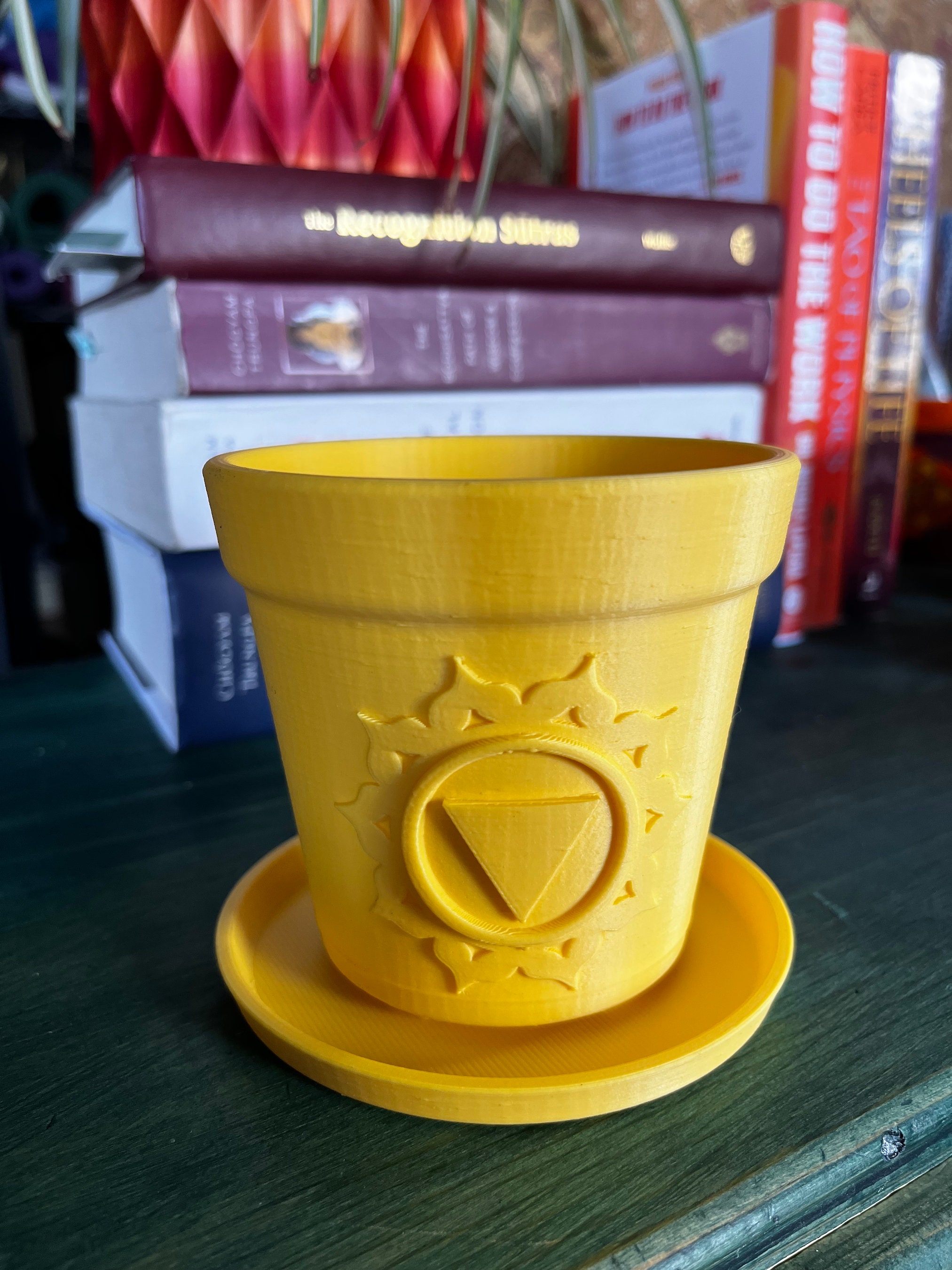 Chakra Pot Set Embossed 3D Printed Plant Pots - Etsy