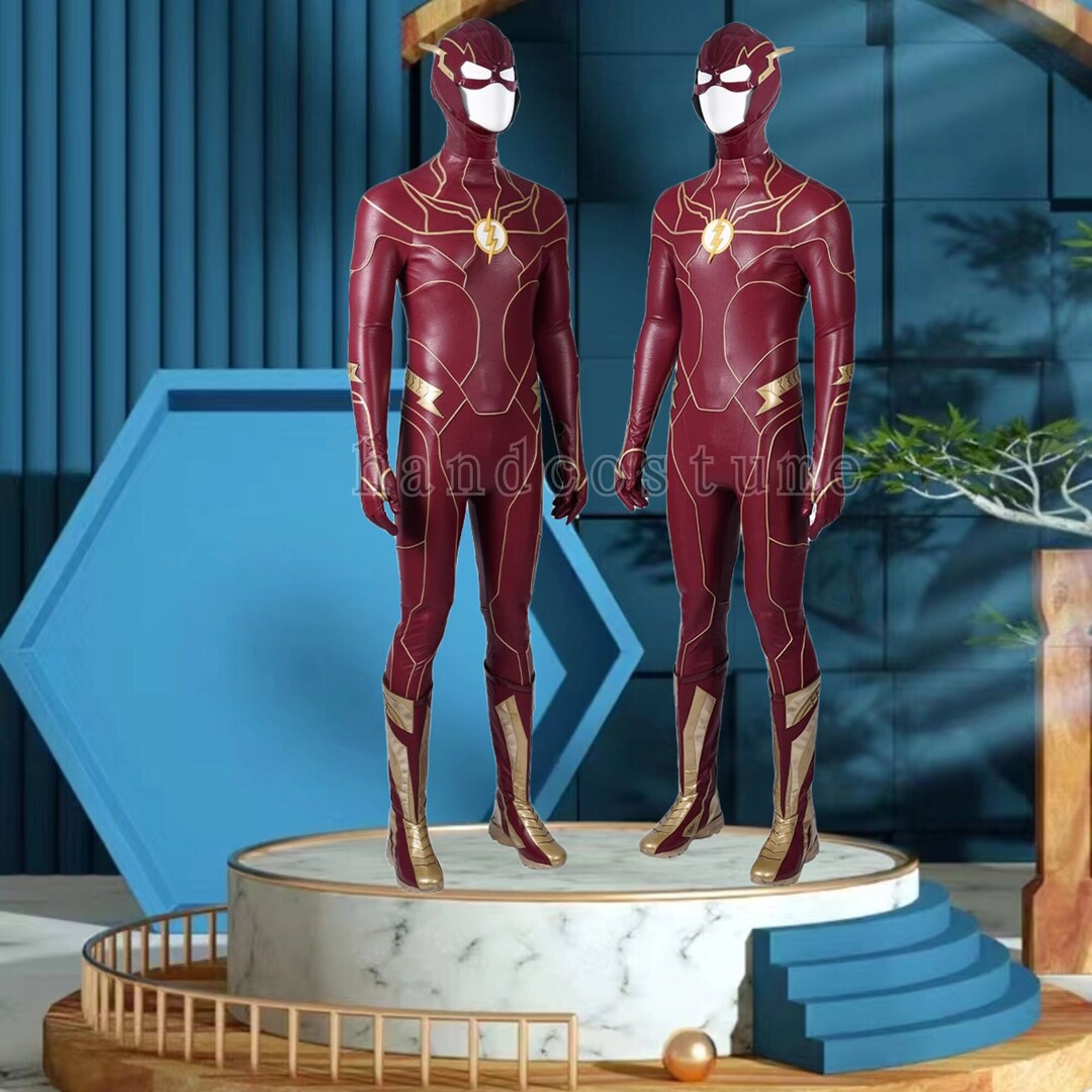The Flash Cosplay Costume the Flash Jumpsuit Cosplay Halloween - Etsy