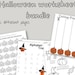 Printable Halloween Worksheets Bundle-homeschool-school-preschool ...