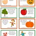 Printable Autumn Kids Lunch Box Jokes-printable Fall Lunch Box Jokes ...