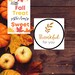 Printable Thanksgiving- Printable Thanksgiving Treat Tags- Printable ...