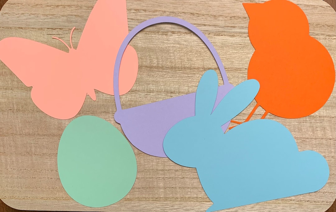 Easter Bundle Cutouts, Easter Cutout, Paper Shapes, Easter Crafts ...