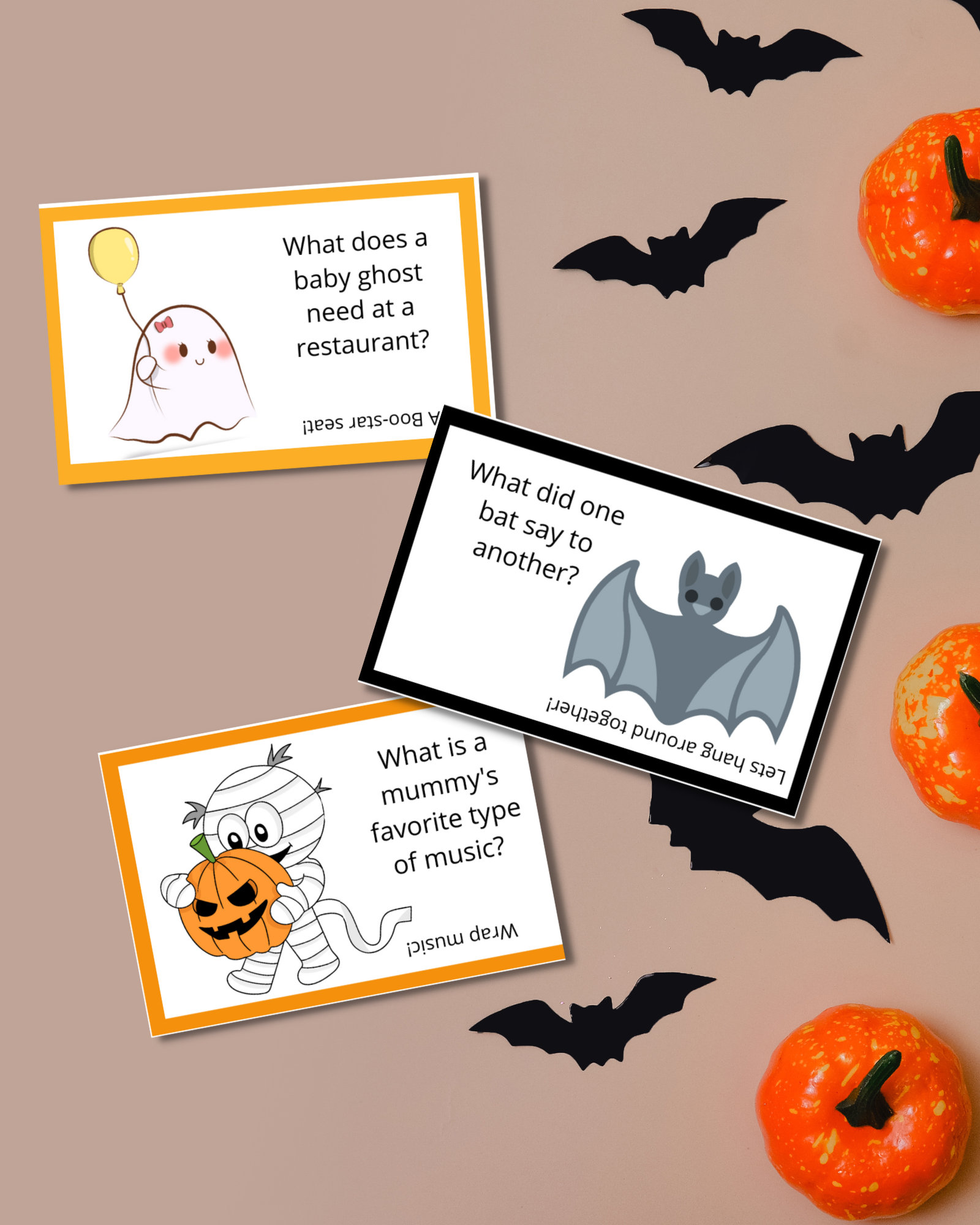 Printable Halloween Kids Lunch Box Jokes-printable School Notes-kids ...
