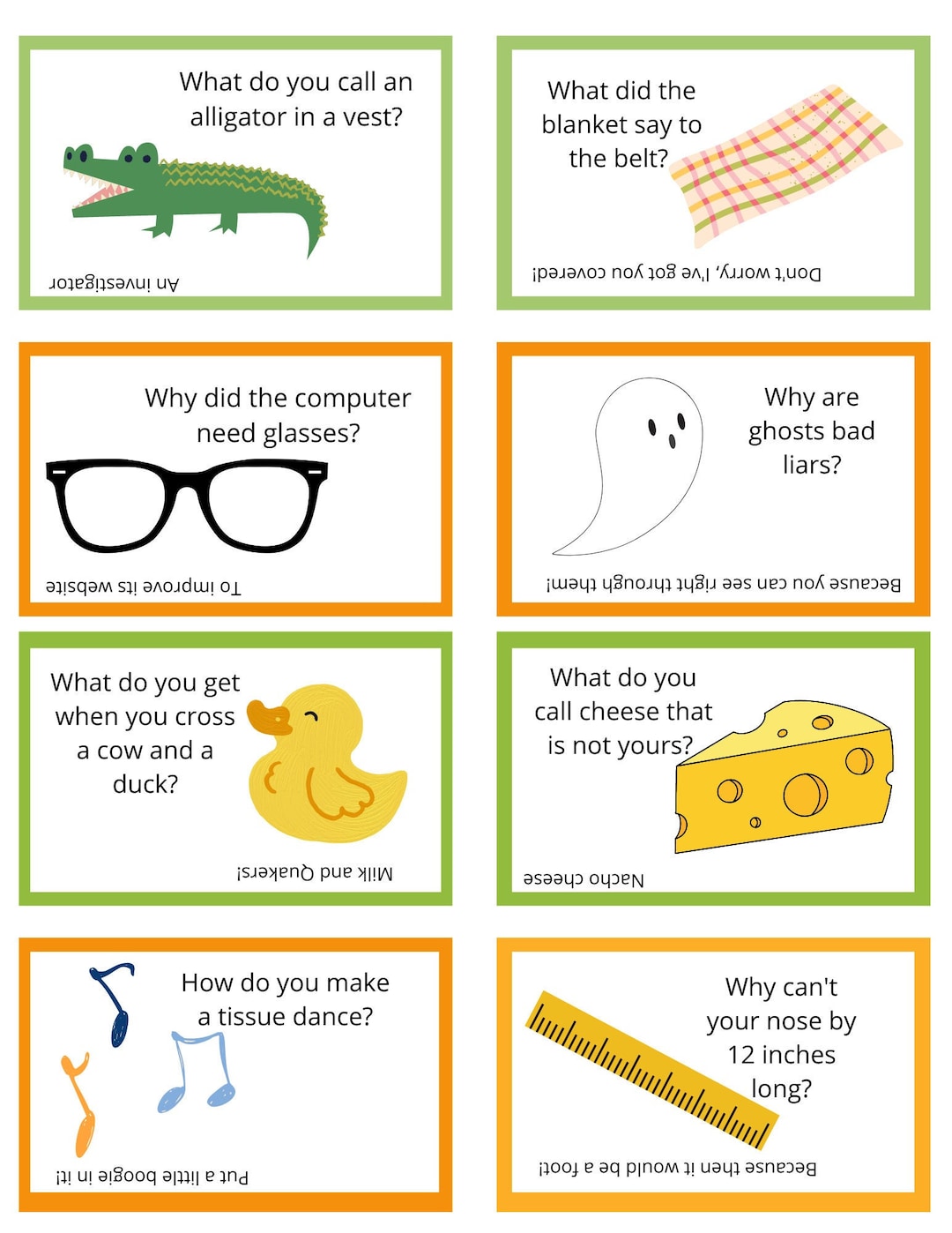 Kids Lunch Box Jokes-cards-jokes-printable-school Notes-instant ...