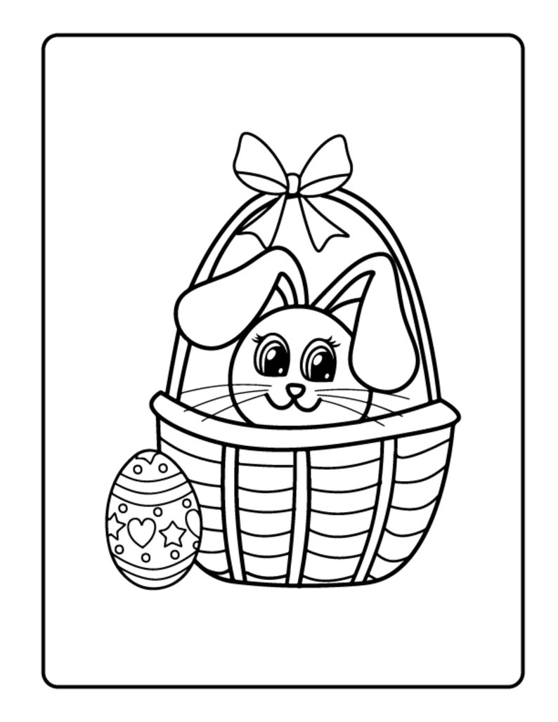 20 Printable Easter Coloring Pages for Kids, Classroom Easter Coloring ...