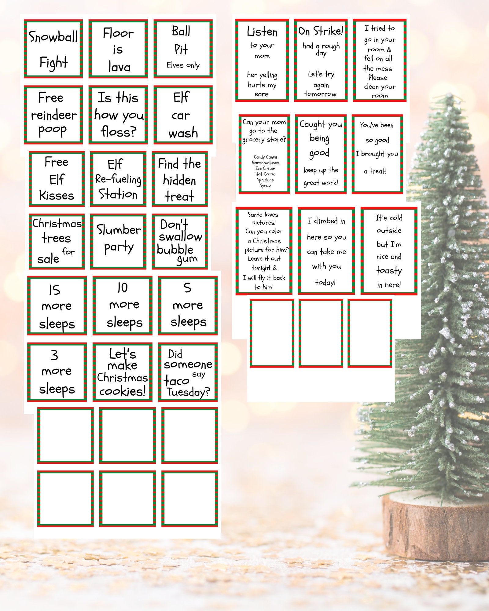 Printable Elf Kit, Elf Bundle, Elf Ideas, Christmas Elf, Elf Printable ...