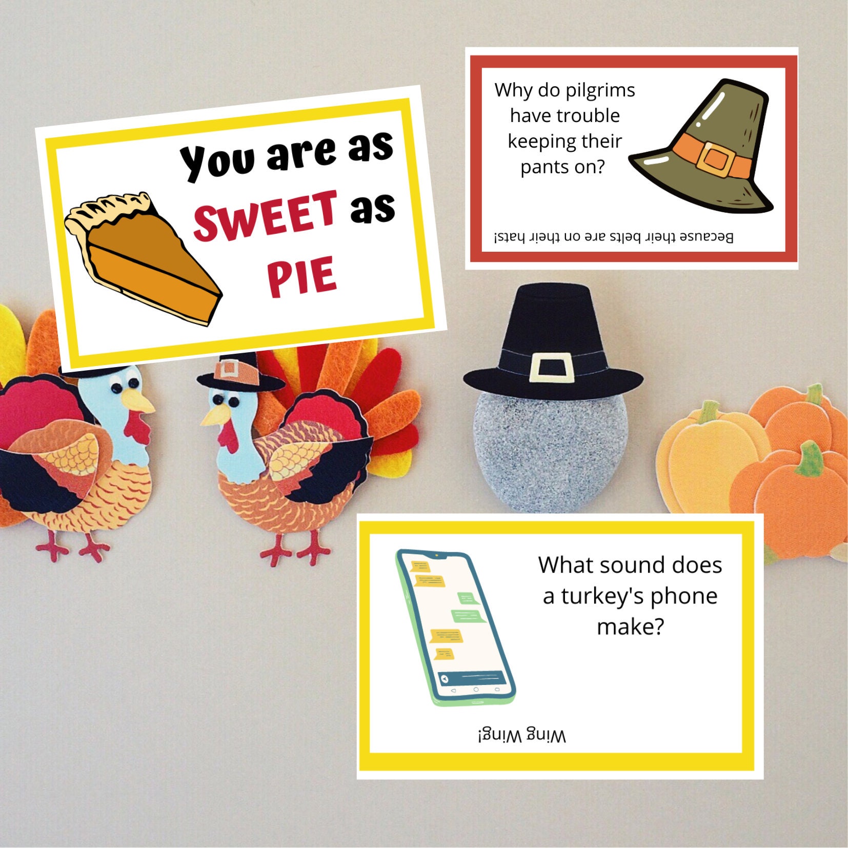 Printable Thanksgiving Kids Lunch Box Jokes-printable School Notes-kids ...