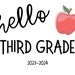 Printable First Day and Last Day of Third Grade Sign, Back to School ...