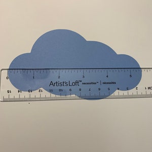 Cloud Cutouts, Cardstock Cutout, Paper Shapes, Craft, Diy Decor, Paper ...