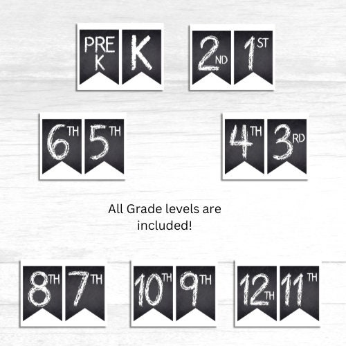 First Day of School Banner, Printable Back to School Banner, First Day ...