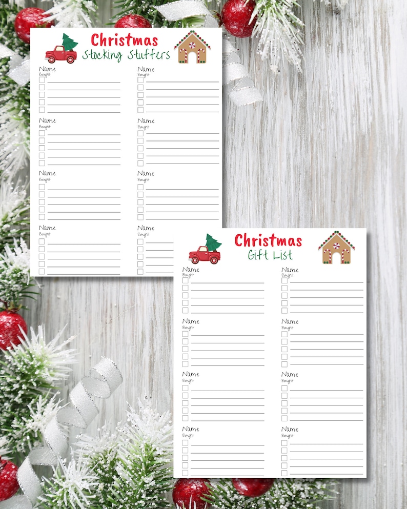 Printable Christmas Planner- Simple Planner- Christmas Printable ...