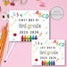 Printable First Day and Last Day of Third Grade Sign, Back to School ...