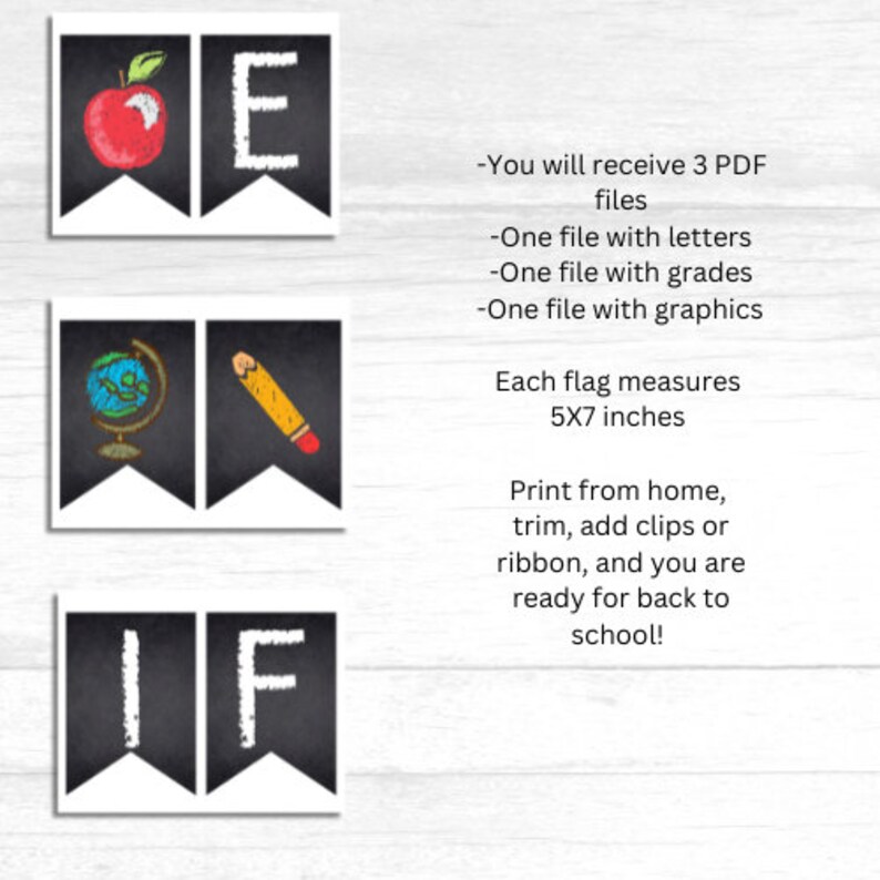 First Day of School Banner, Printable Back to School Banner, First Day ...