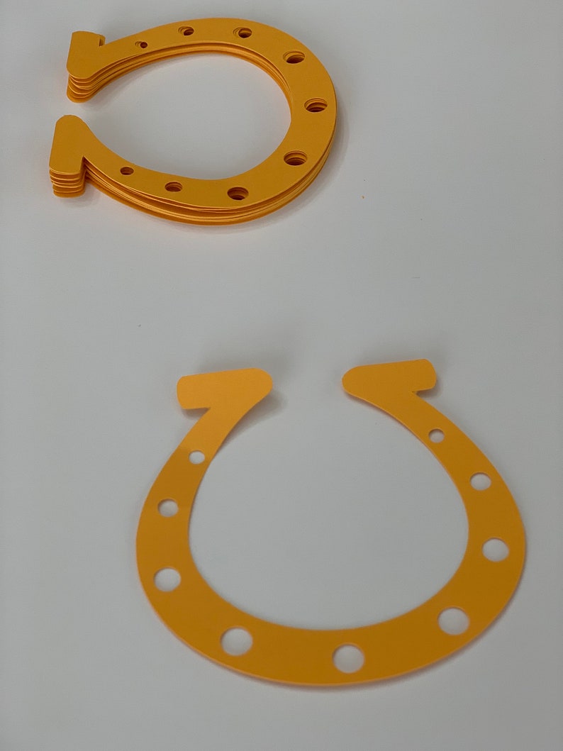 Horseshoe Cutouts, St. Patrick’s Day, Horseshoe, Paper Horseshoe ...