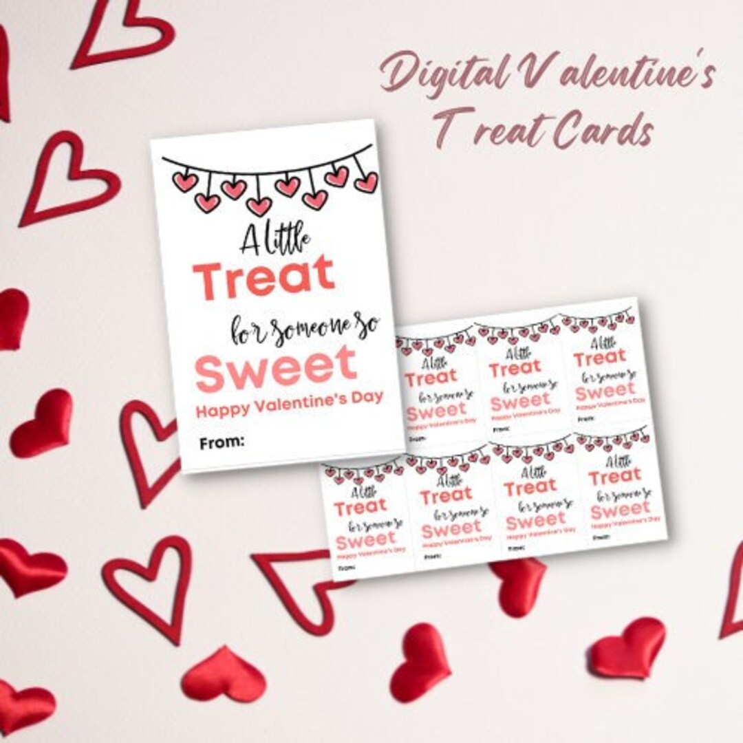 Valentines Day Gift Tag, Gift Tag for Valentines Day, Valentines Day ...