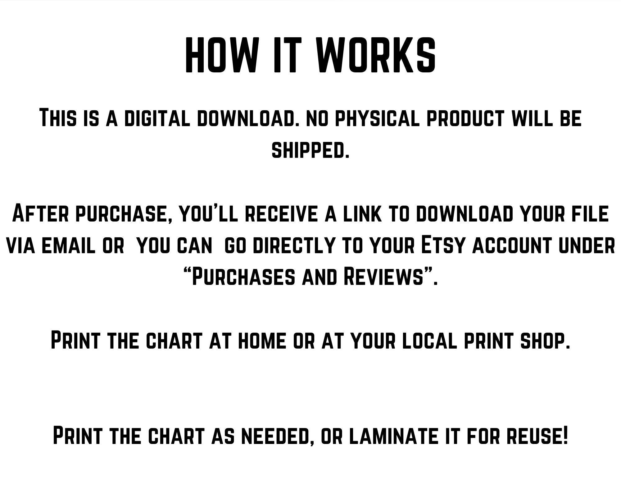 Army Potty Training Chart - Etsy