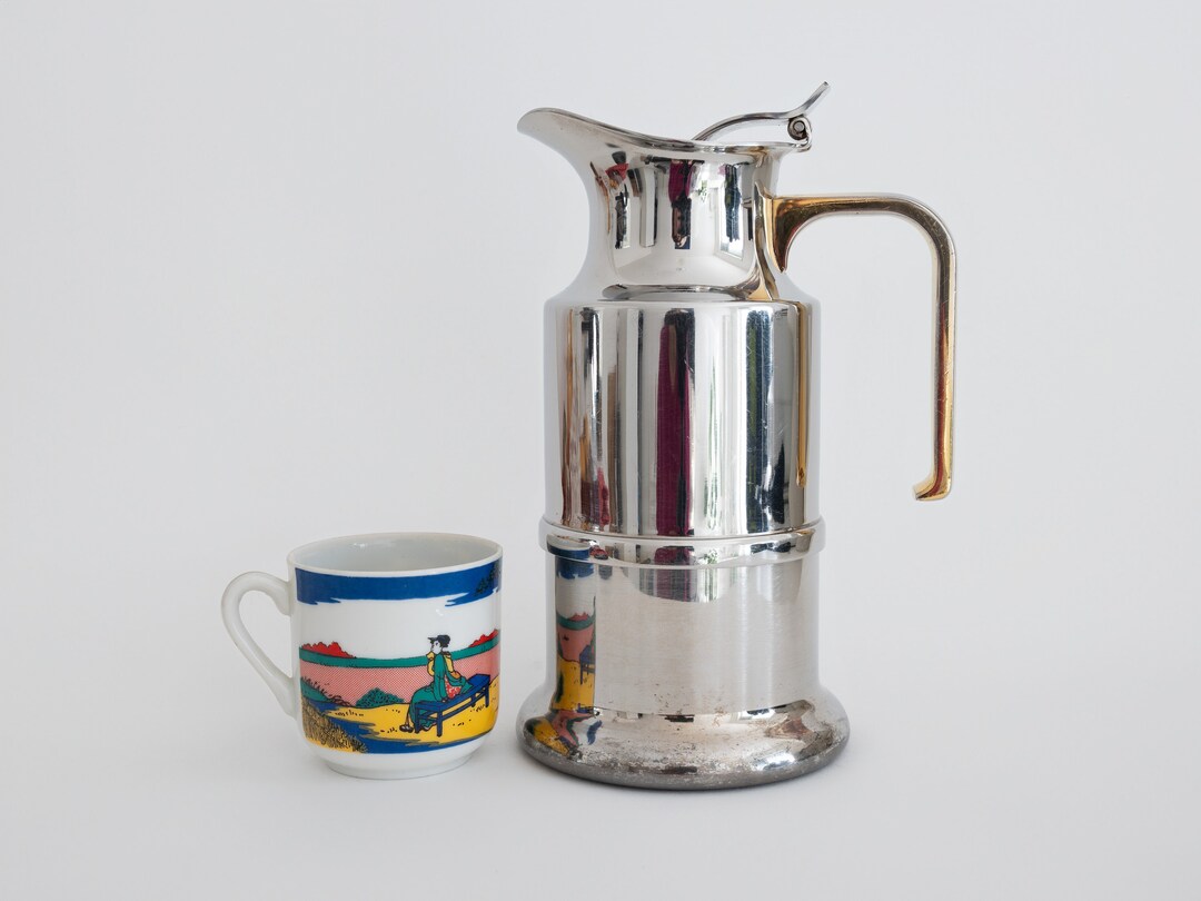 LAVAZZA CLUB Italian Moka Pot, 80s Rare Collectible Mid Century Modern ...