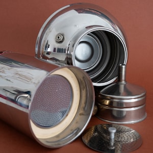 80s Italian Coffee Maker "inoxpran Orchidea Gold Line", Vintage ...