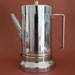 Rare Italian Large Moka Pot, Stainless Still Stovetop Art Deco Coffee ...