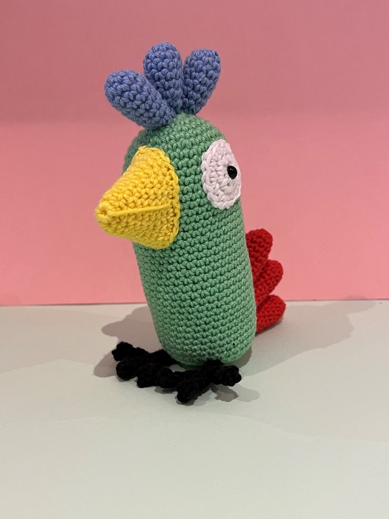 Polly Parrot Peppa Pig Inspired Crochet Pattern - Etsy