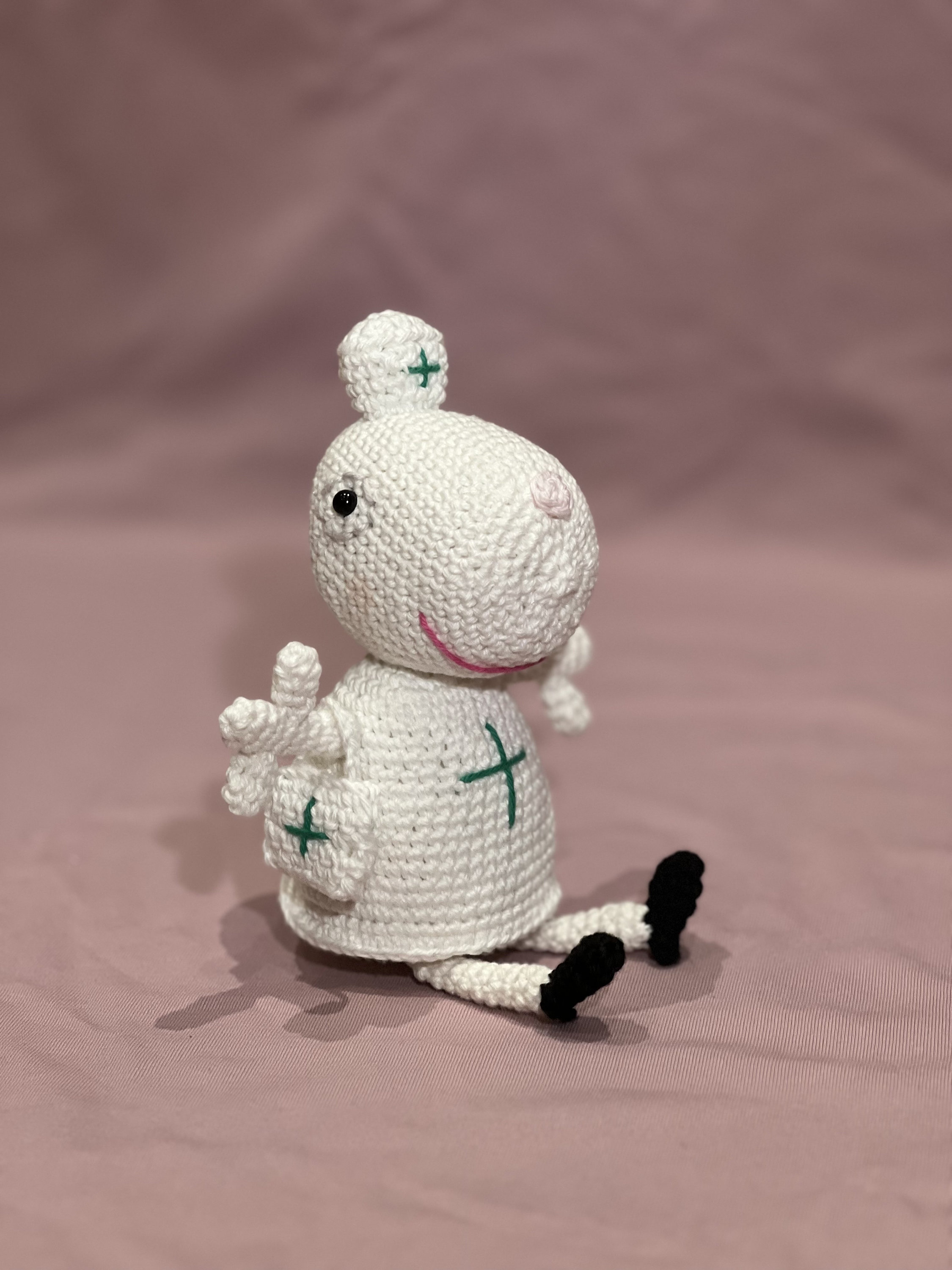 Suzy Sheep Nurse Crochet Pattern, Peppa Pig Inspired, Peppa Pig Friend ...