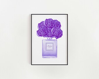 Chanel Perfume Bottle Poster - Etsy