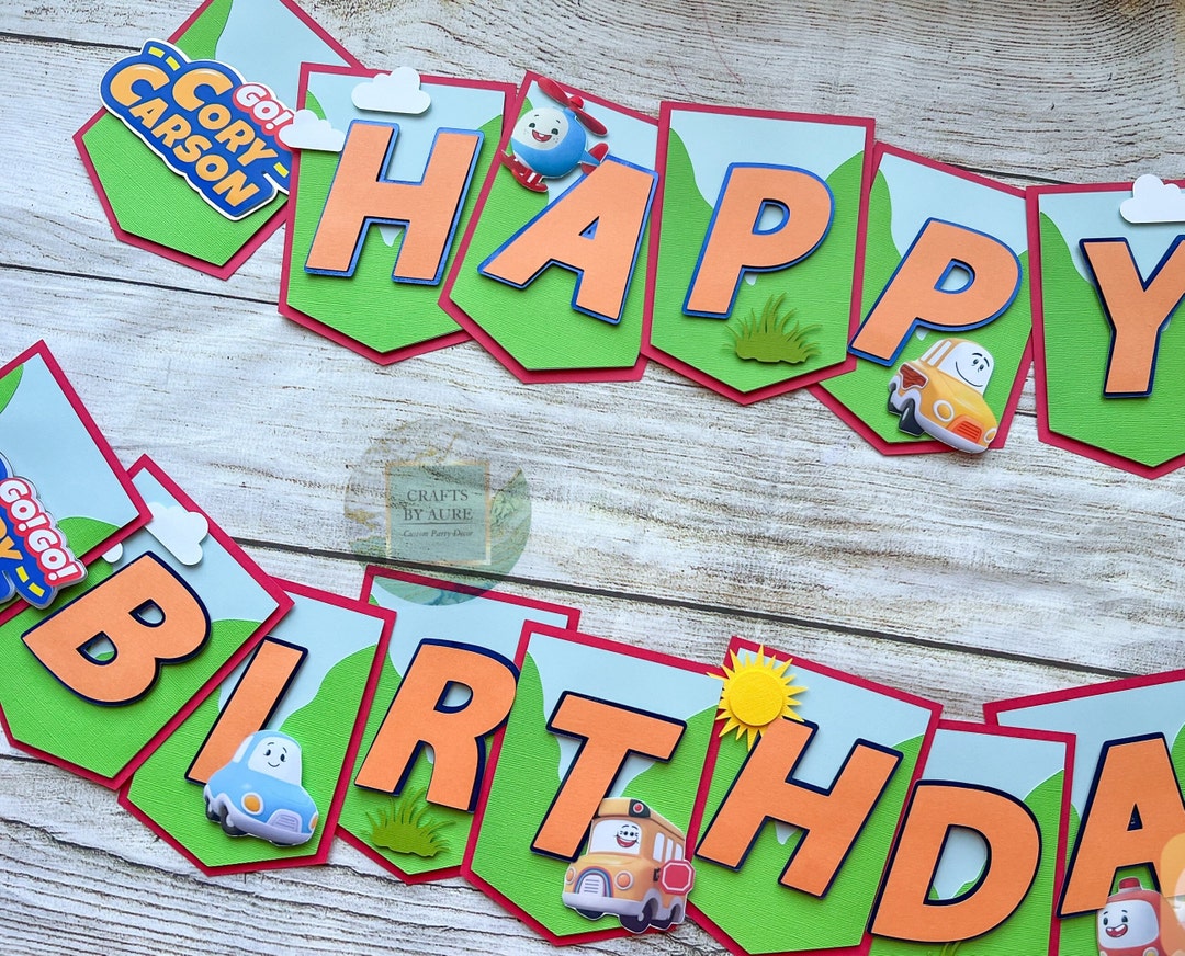 Go Go Cory Carson Banner/go Go Cory Carson Birthday/go Go Cory Carson ...