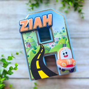 Go Go Cory Carson 3D Letters/go Go Cory Carson Party Decorations/go ...