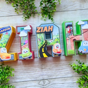 Go Go Cory Carson 3D Letters/go Go Cory Carson Party Decorations/go ...