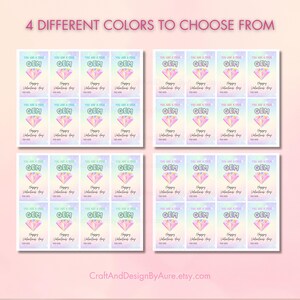 Printable Ring Pop Gem, Printable Valentine Card, Ring Pop Valentine ...